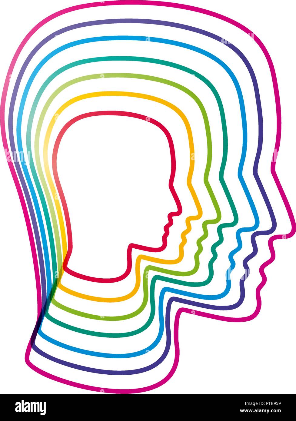 Target in human head Stock Vector Images - Alamy