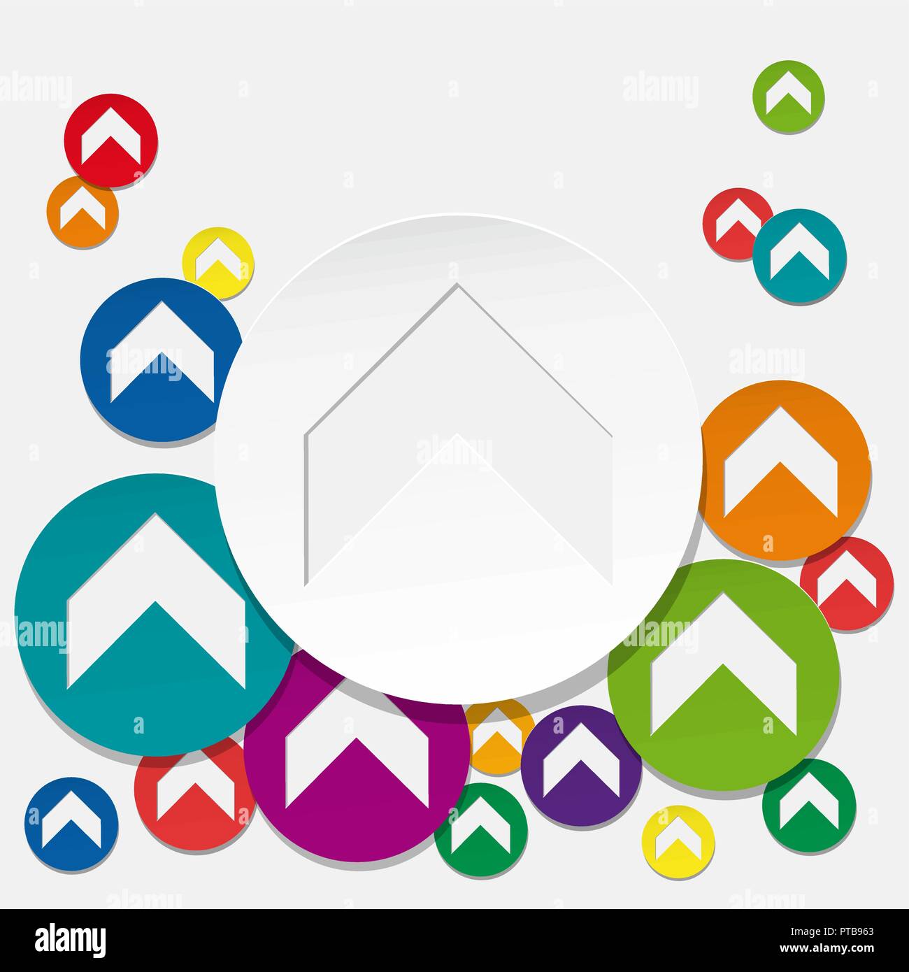 Vector background arrows pointing up Stock Vector Image & Art - Alamy