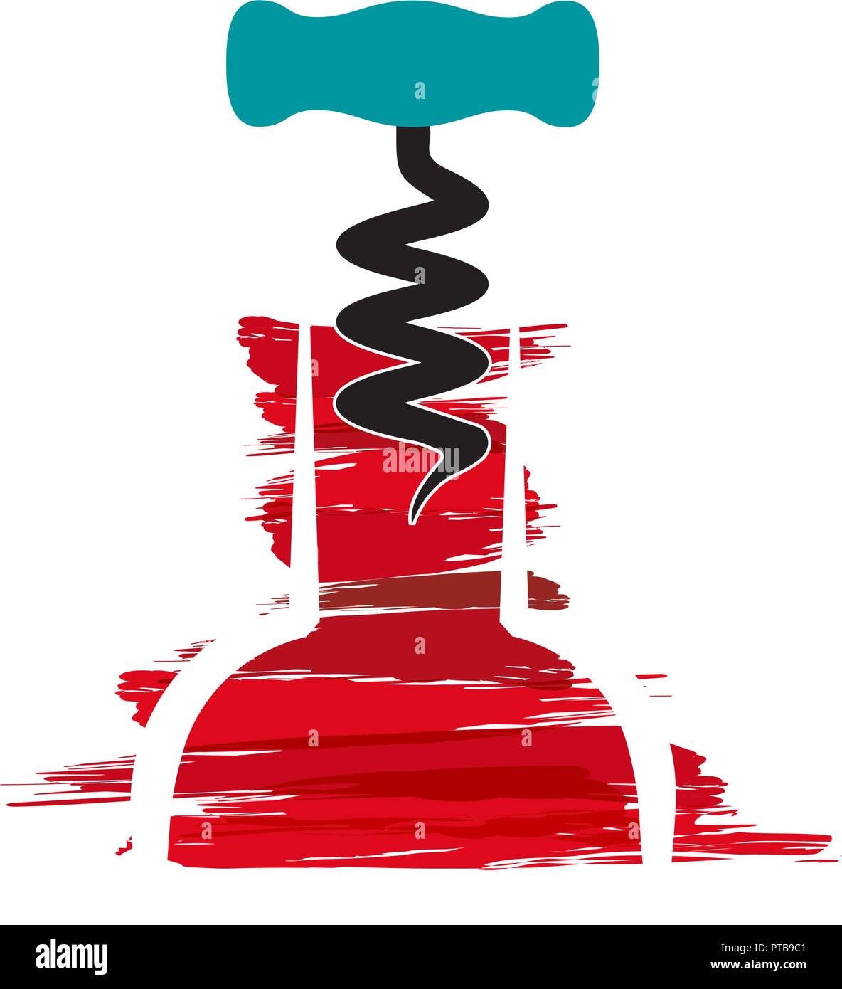 Vector sign wine and corkscrew Stock Vector Image & Art - Alamy