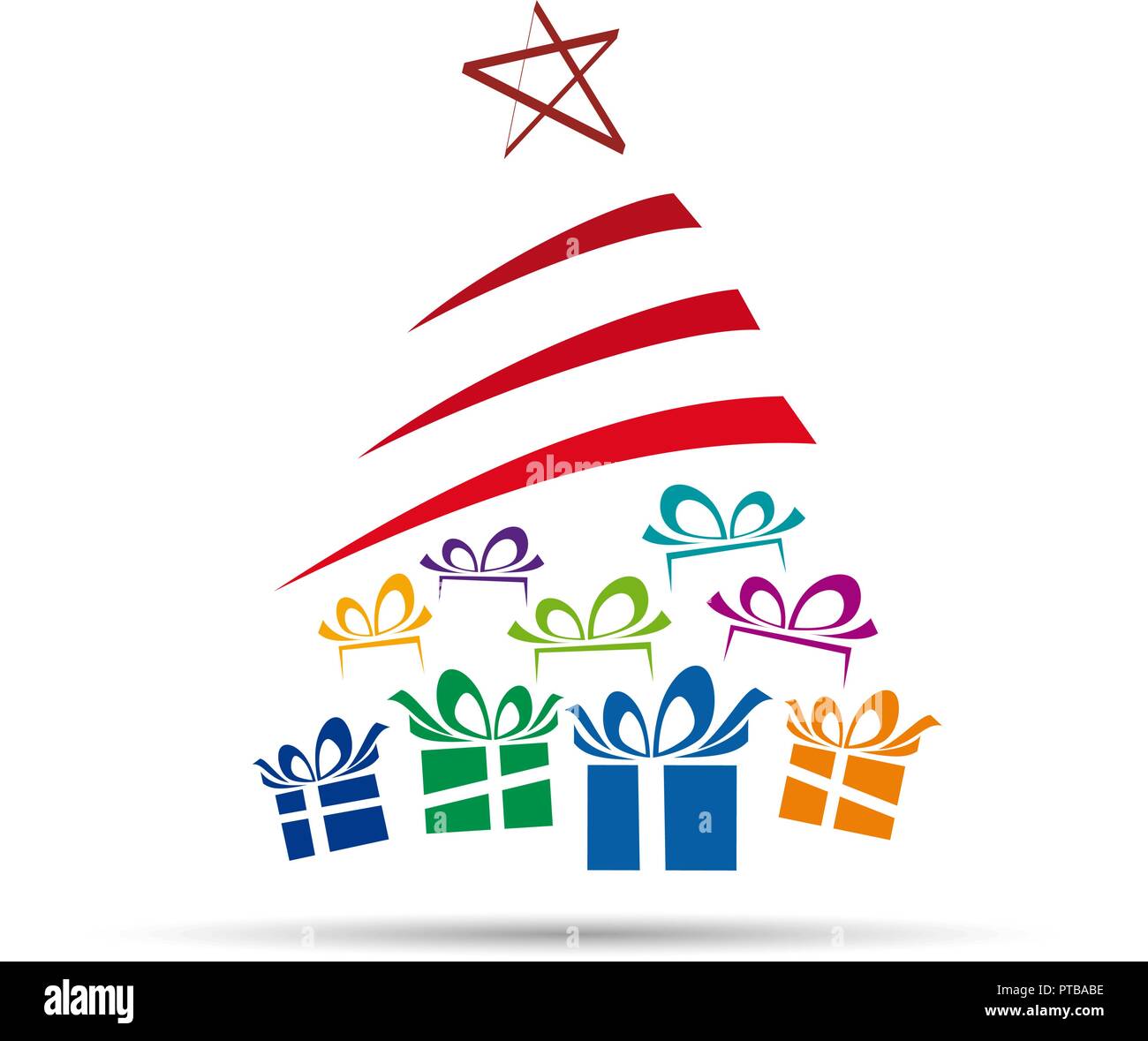 Sign christmas tree sale Stock Vector Images - Alamy