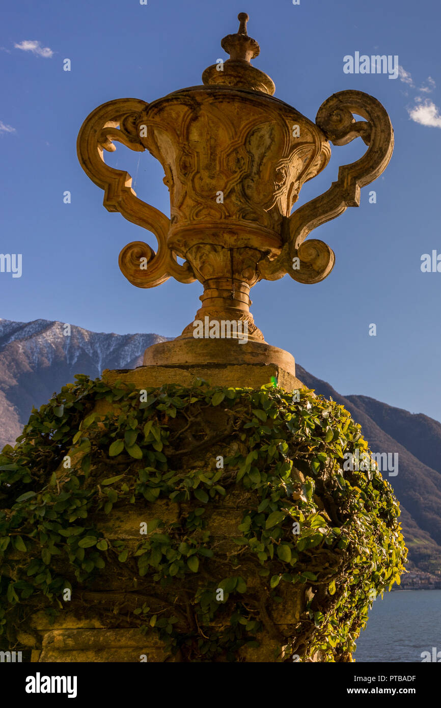Italy, Lecco, Lake Como, barren tree Stock Photo - Alamy