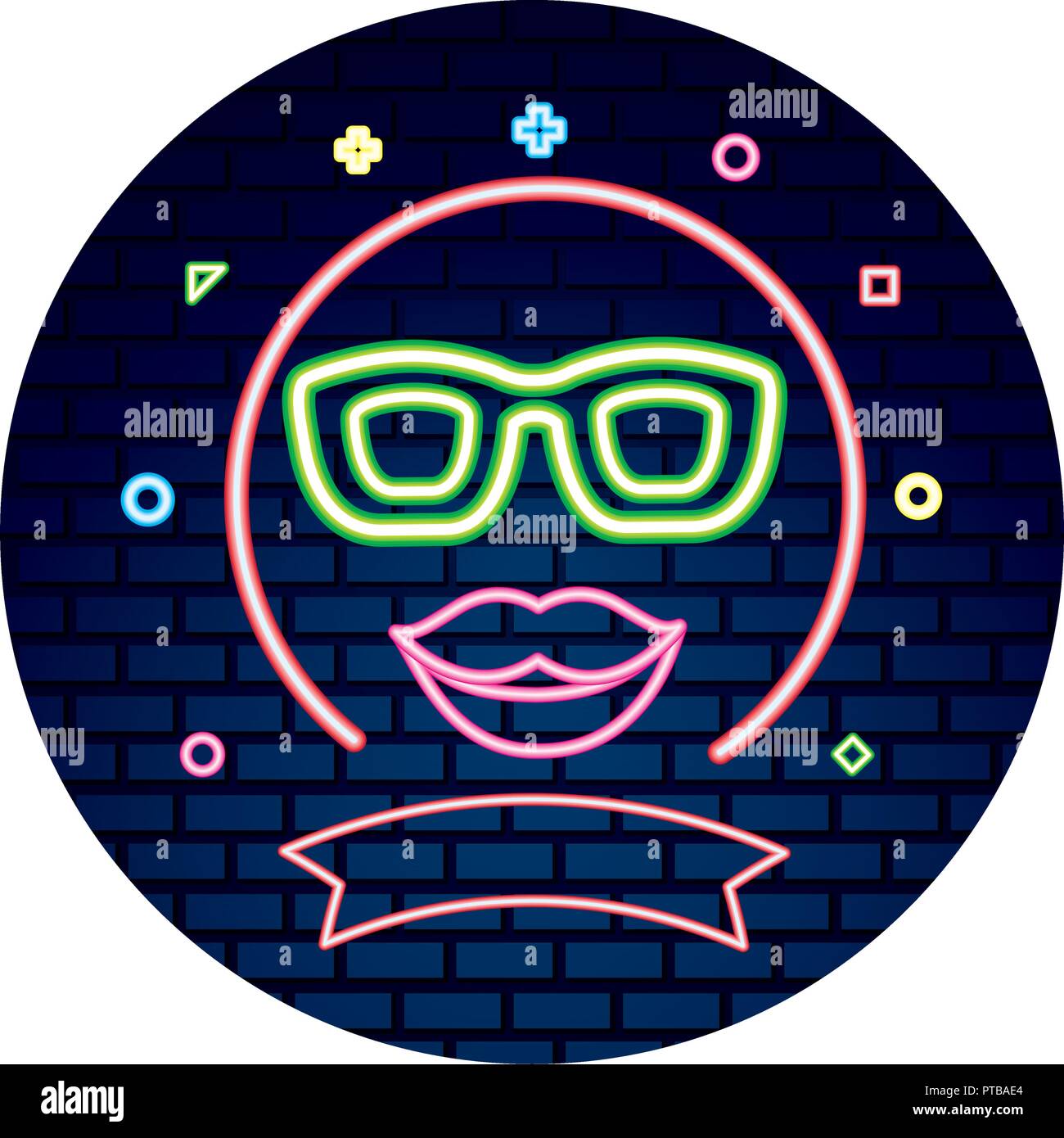 Lip decorative icon Stock Vector Images - Alamy