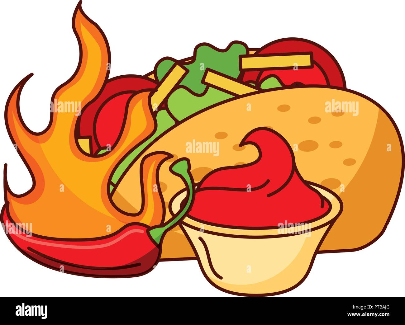 Aztec food corn Stock Vector Images - Alamy