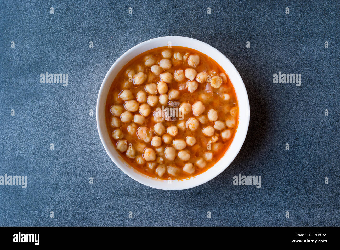 Turkish Food Chickpeas with Meat. / Etli Nohut. Traditional Food Stock ...