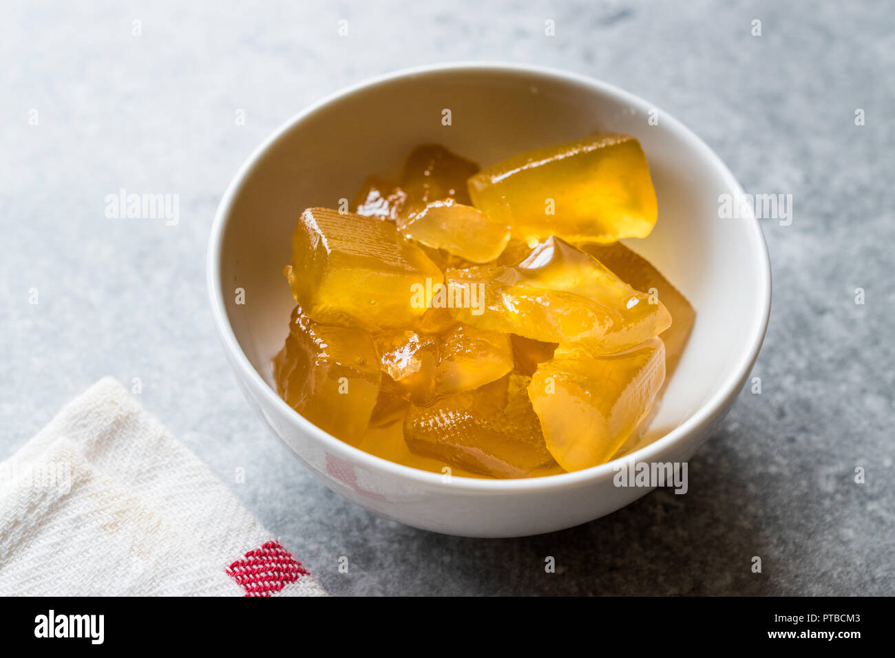 Homemade Organic Watermelon Jam in Ceramic bowl / Marmalade. Organic ...