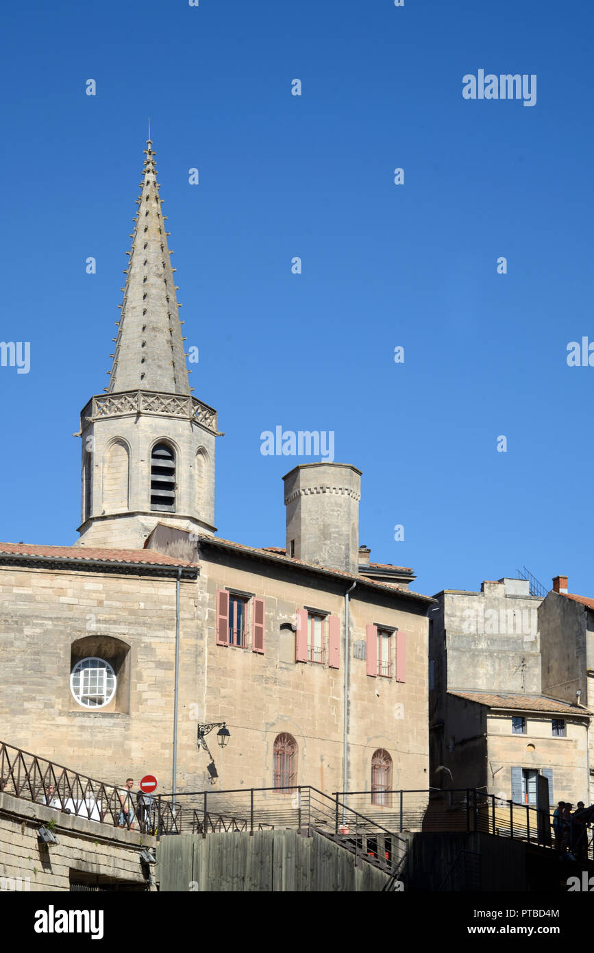Historic Buildings including the Spire of Saint Charles College Arles ...