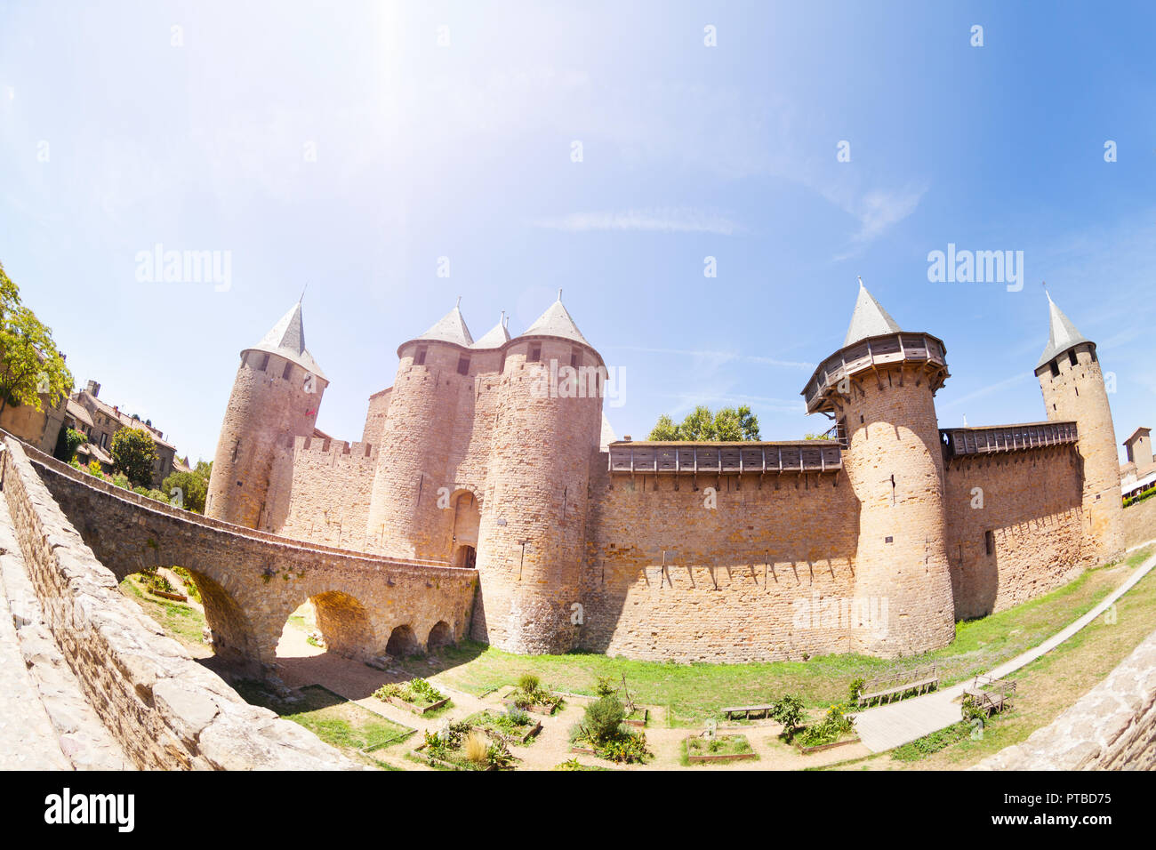 Comtal castle entrance hi-res stock photography and images - Alamy