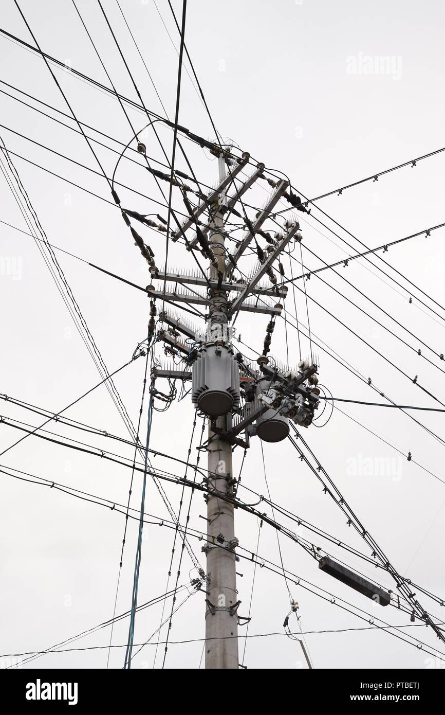 Japanese electric pole hi-res stock photography and images - Alamy
