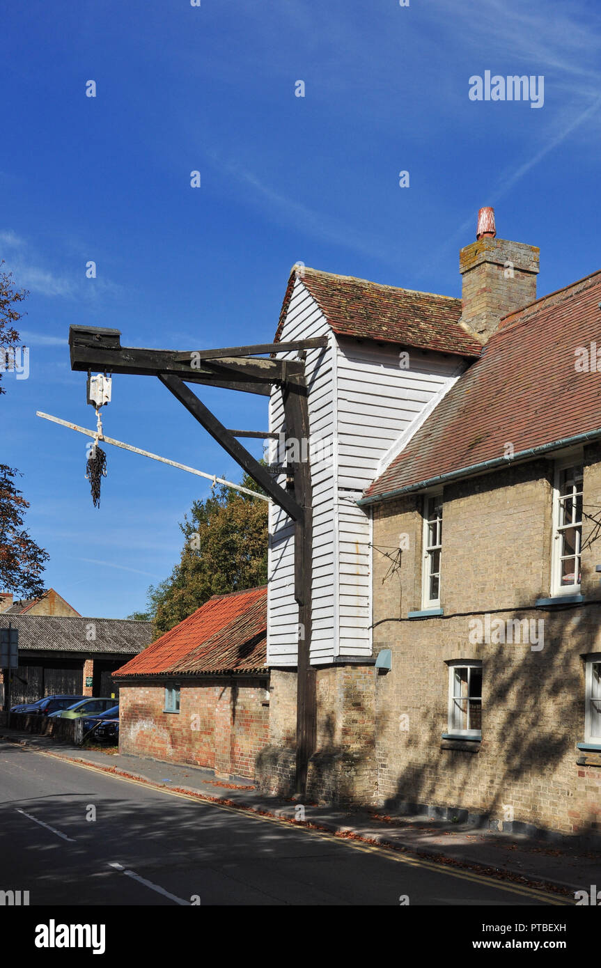Old Hoist, Fountain Lane, Soham, Cambridgeshire, England, UK Stock ...