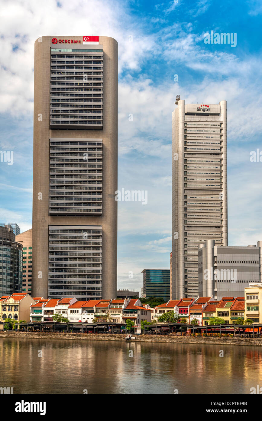Singapore city skyscrapers hi-res stock photography and images - Alamy