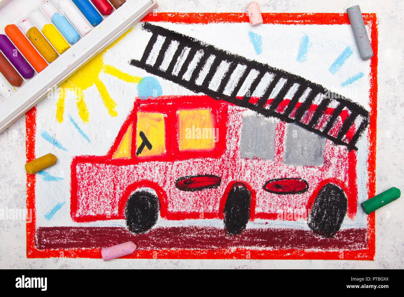 Cartoon Firetruck High Resolution Stock Photography and Images - Alamy