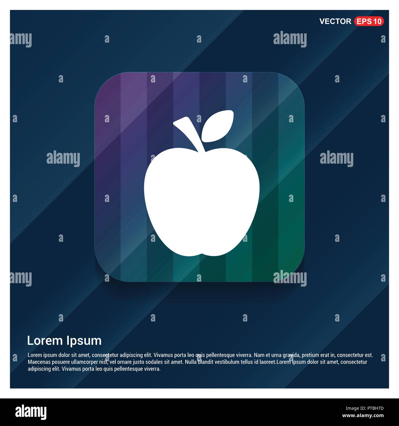 Apple fruit icon Stock Vector Image & Art - Alamy