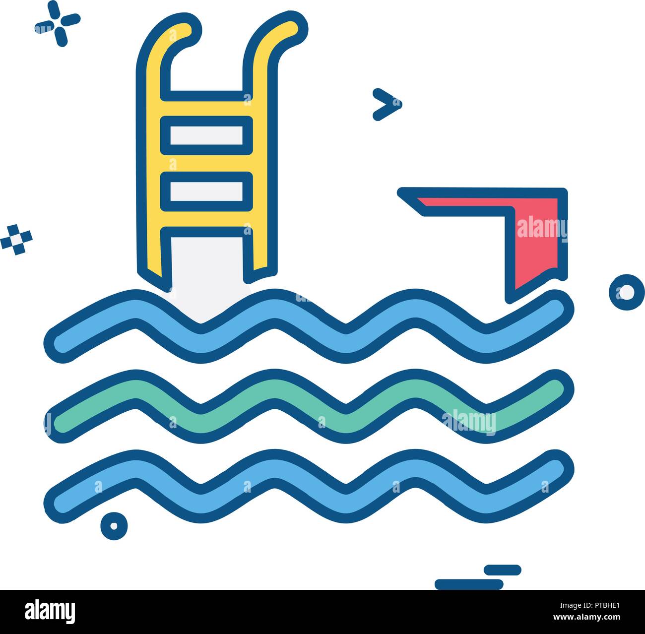 Swimming icon design vector Stock Vector Image & Art - Alamy