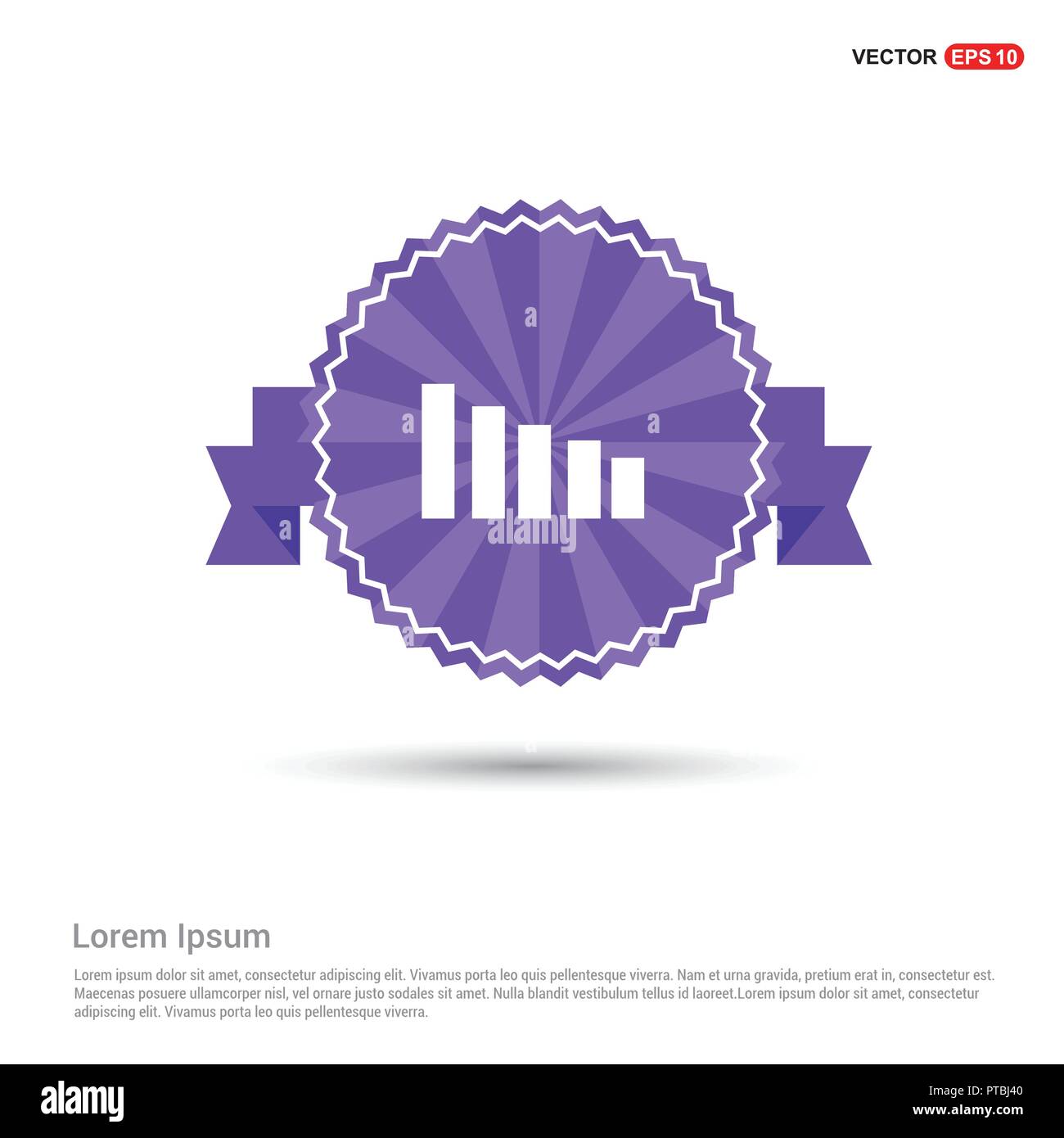 Volume Icon - Purple Ribbon banner Stock Vector Image & Art - Alamy