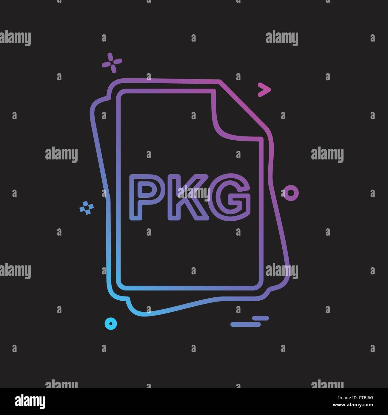 Pkg vector hi-res stock photography and images - Alamy