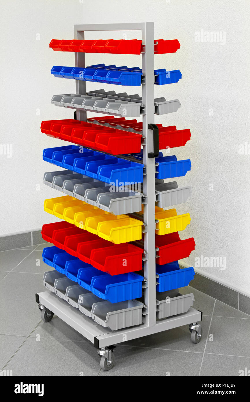 Workshop parts storage bins hi-res stock photography and images - Alamy