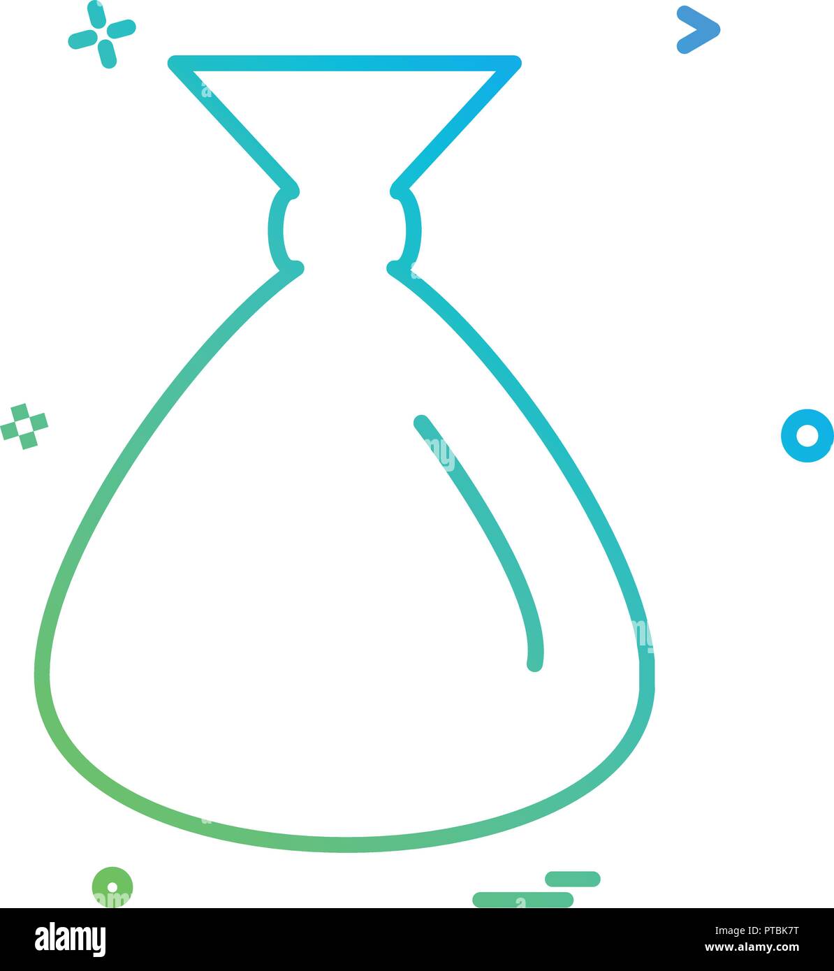 Pouch icon design vector Stock Vector Image & Art - Alamy