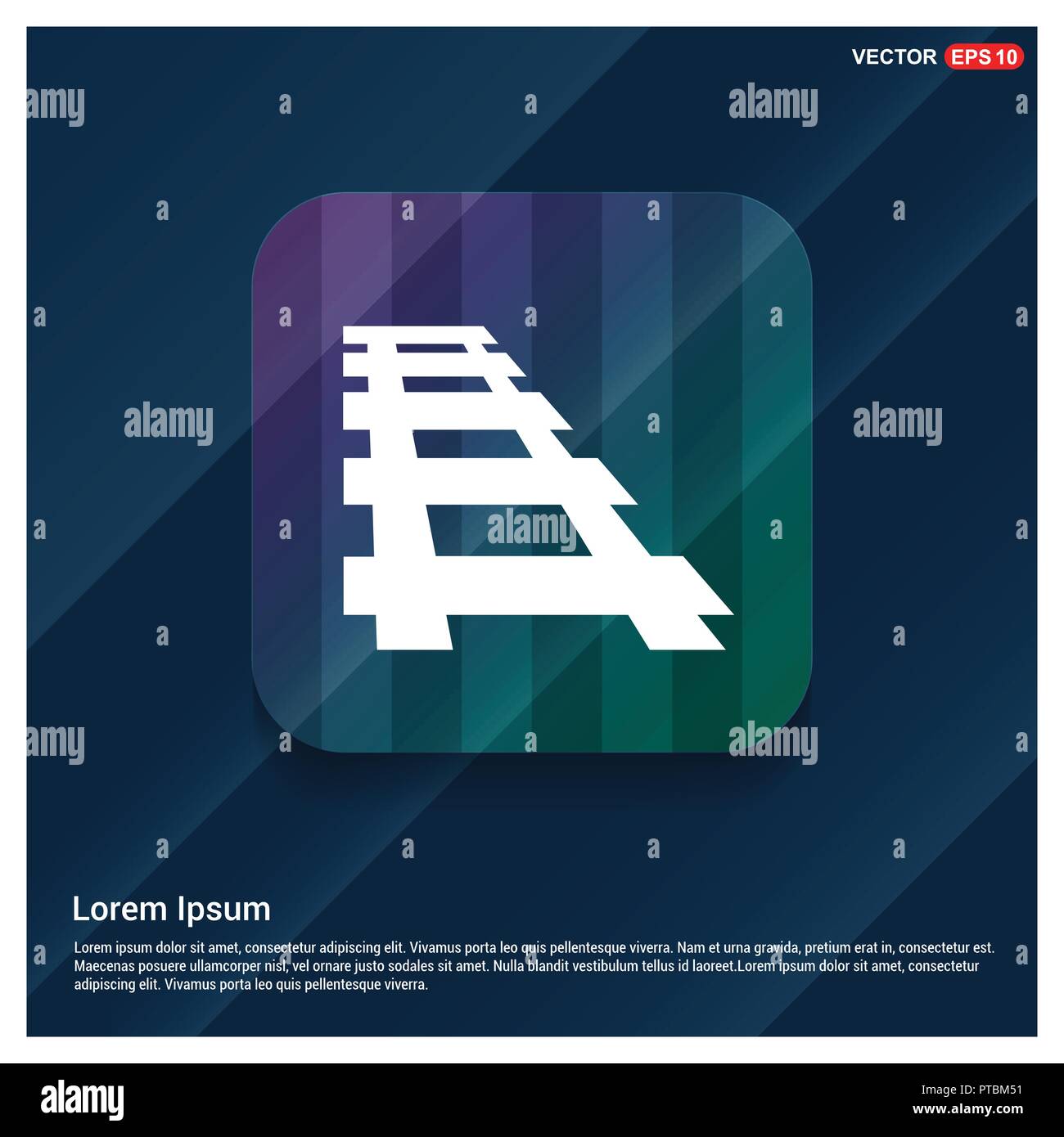 Railroad track icon Stock Vector Image & Art - Alamy