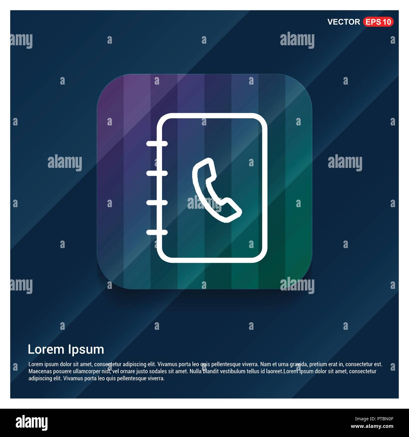 Contact book icon Stock Vector Image & Art - Alamy