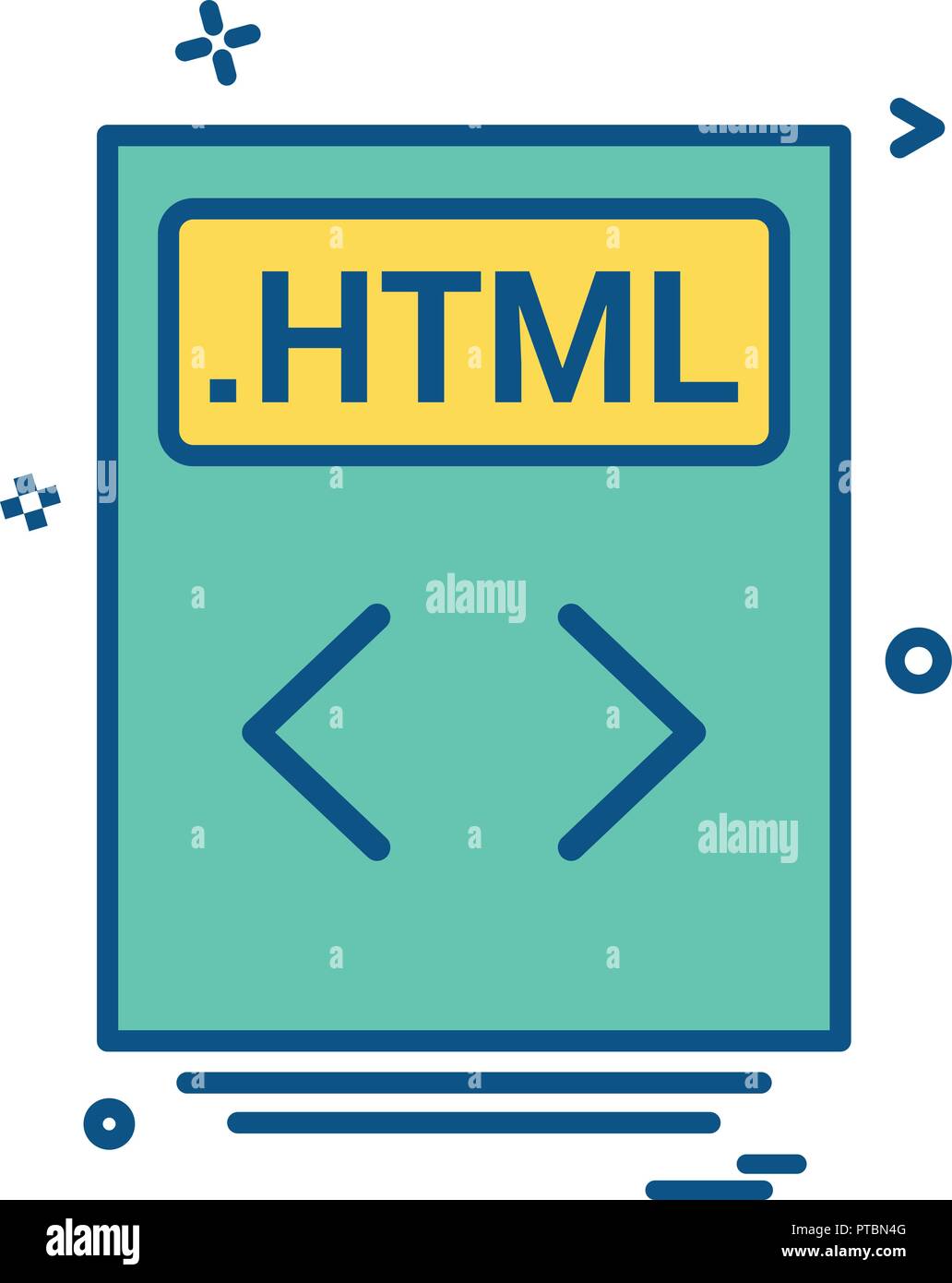 File Files Html Icon Vector Design Stock Vector Image And Art Alamy