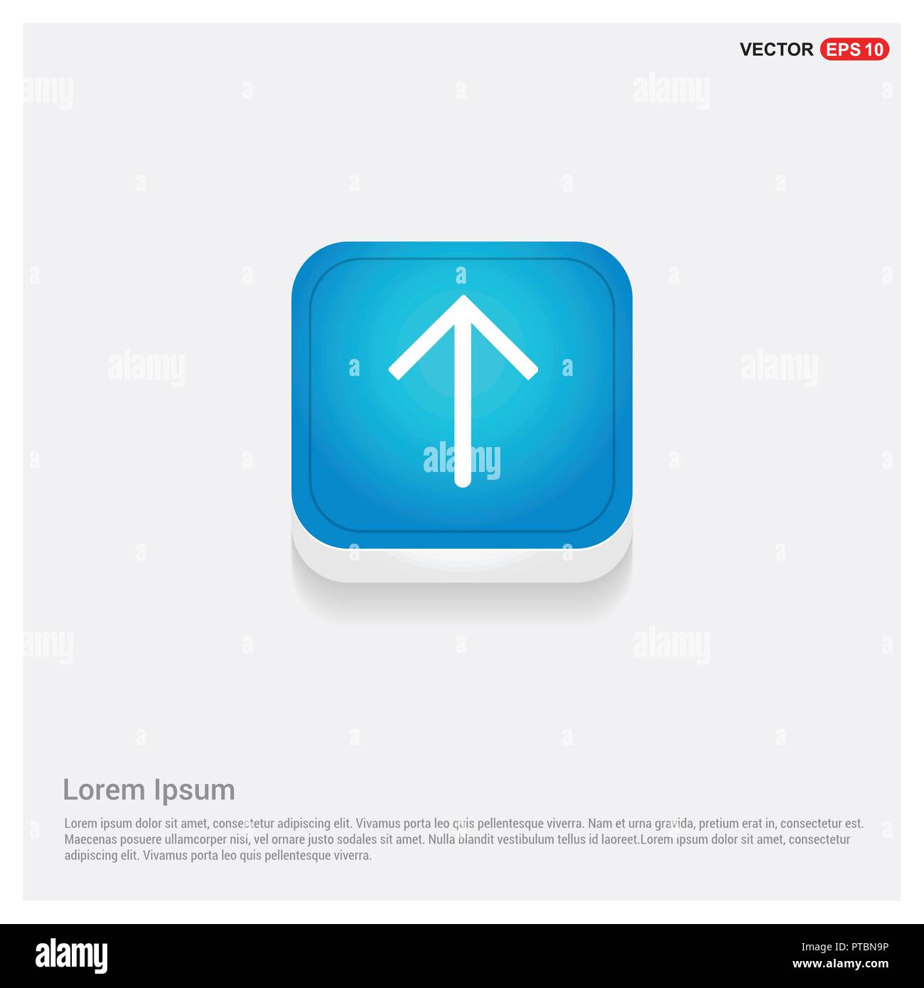 Upper Arrow Icon Stock Vector Image & Art - Alamy