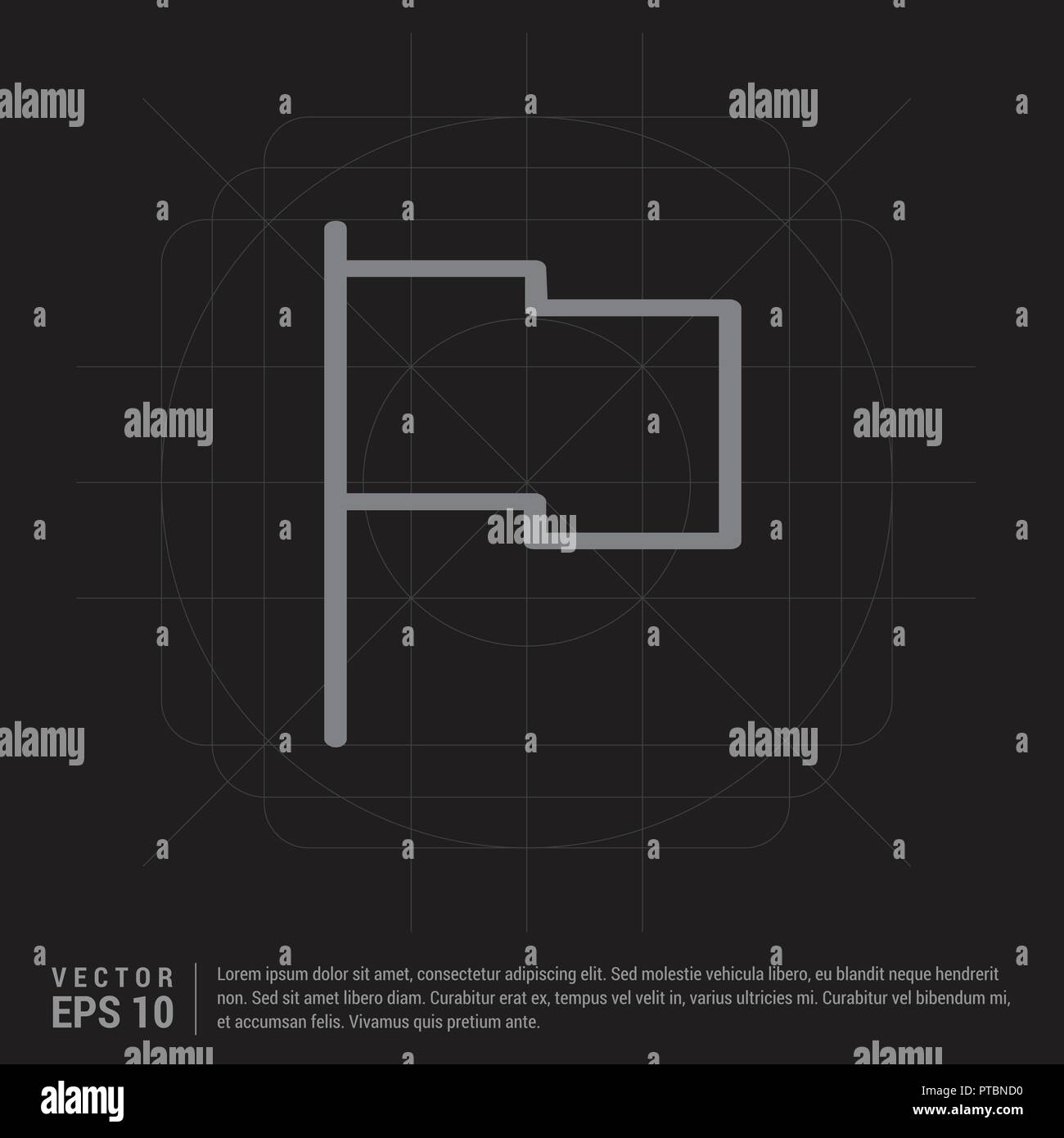 Flag mark icon Stock Vector Image & Art - Alamy