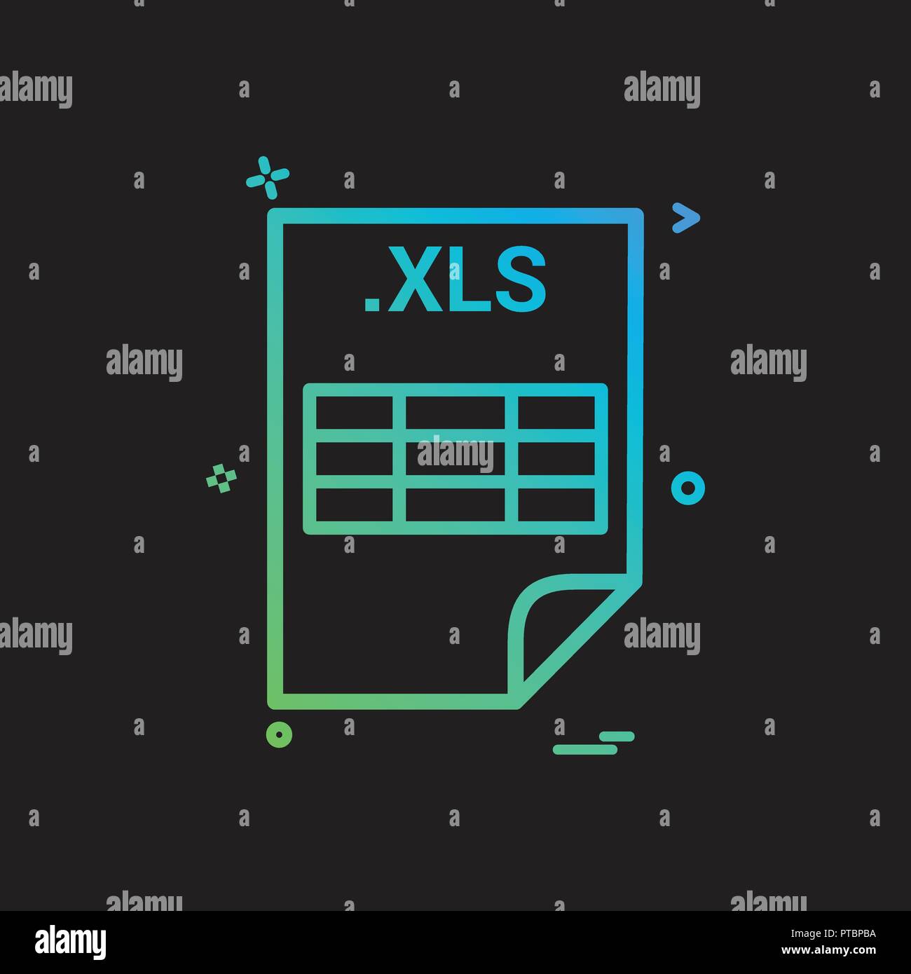 XLS application download file files format icon vector design Stock ... XLS application download file files format icon vector design Stock ...
