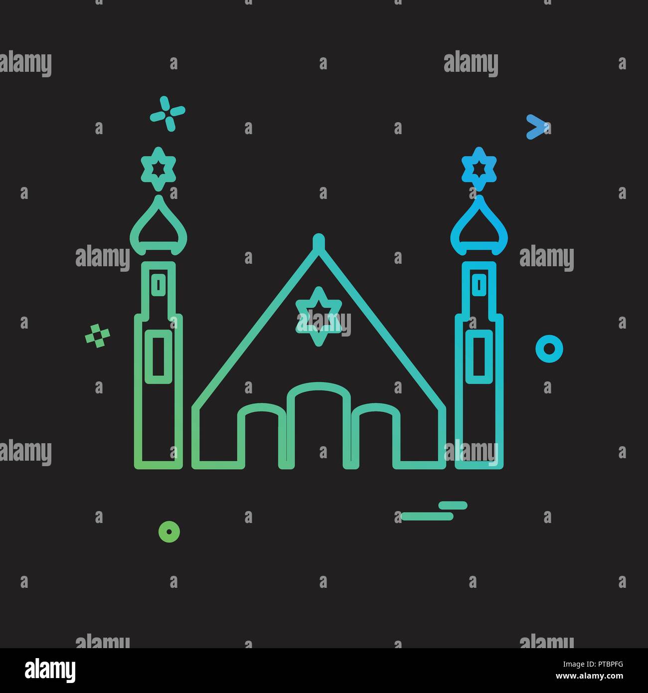 Jewish temple icon design vector Stock Vector Image & Art - Alamy