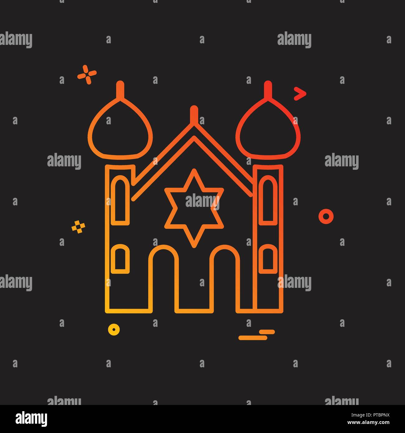 Jewish temple icon design vector Stock Vector Image & Art - Alamy