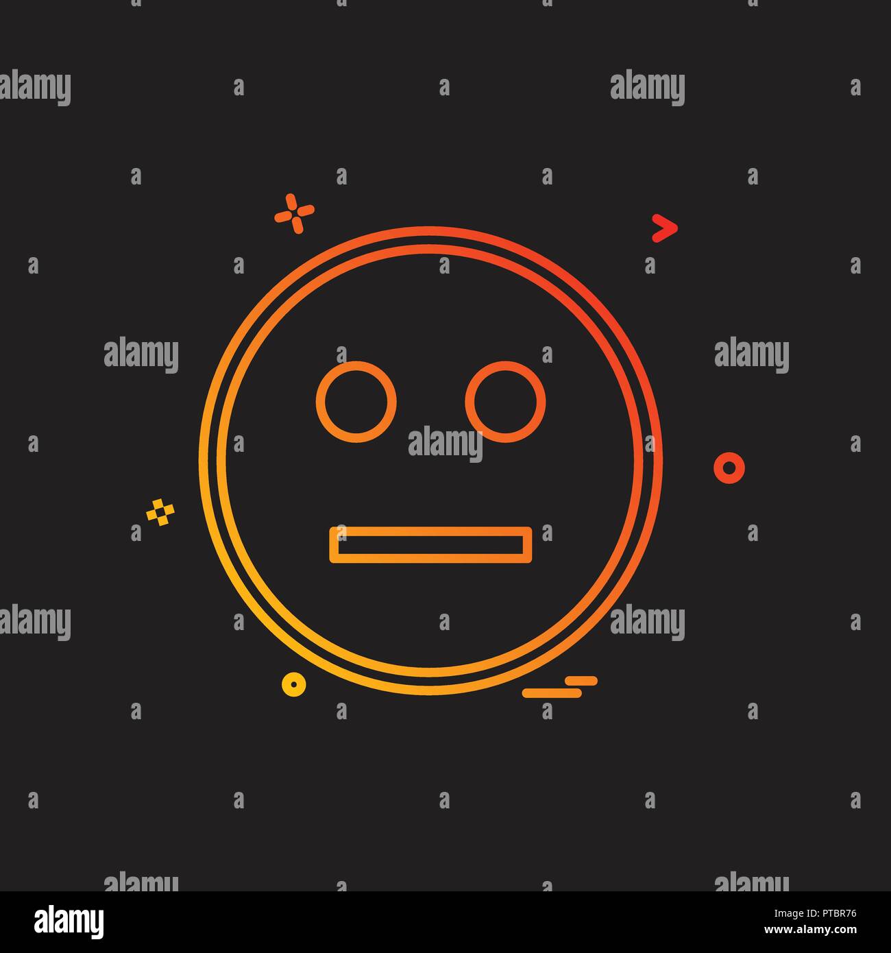 Angry emoji icon design vector Stock Vector Image & Art - Alamy