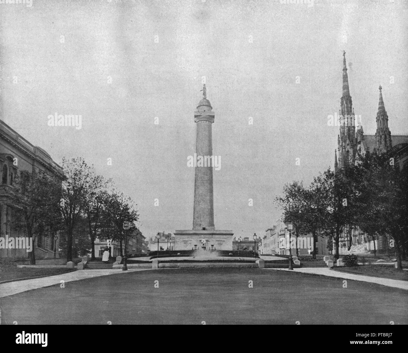 George washington monument Black and White Stock Photos & Images - Alamy