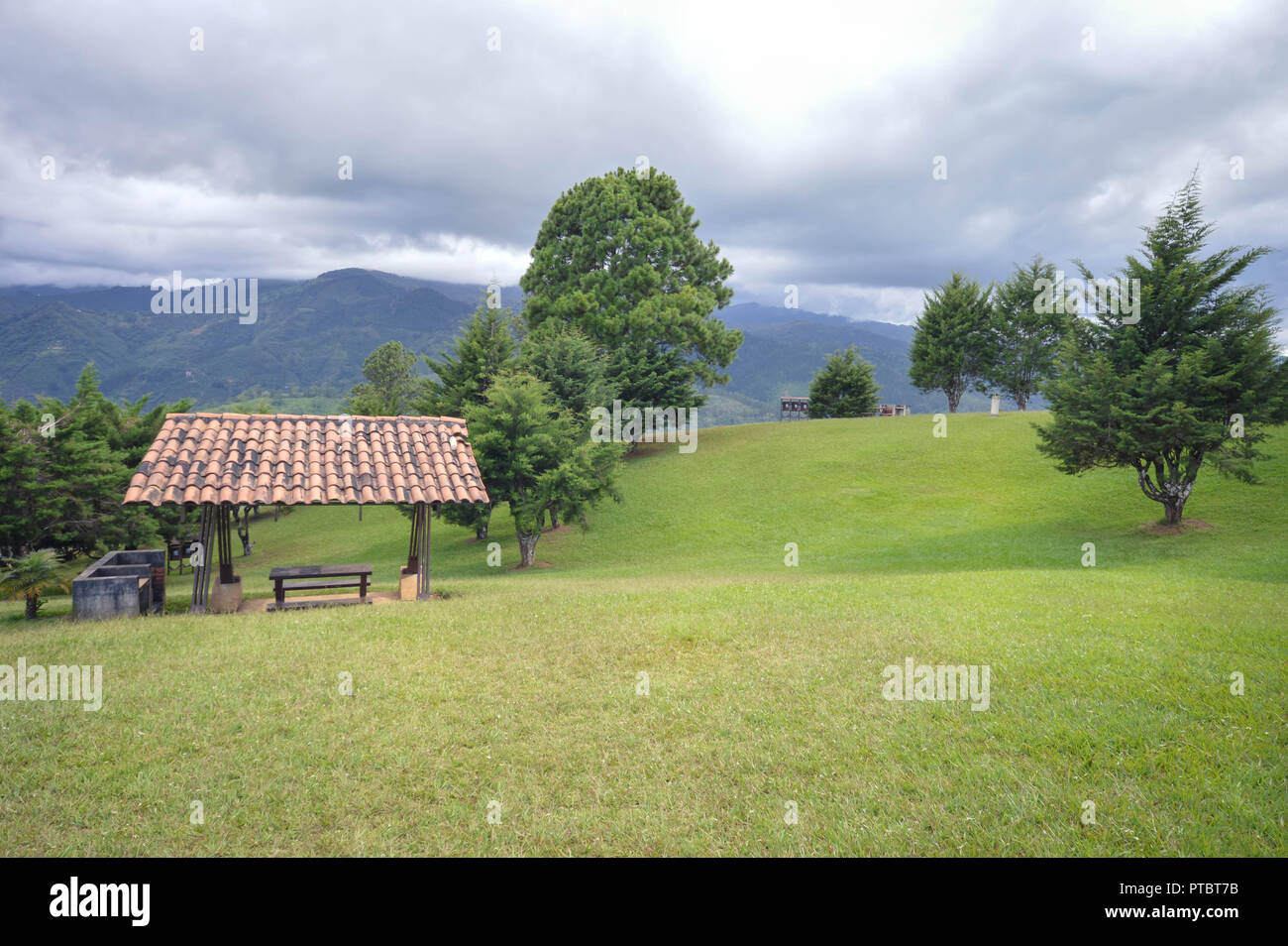 Landscapes around Orosi Valley near the city of Cartago, Costa Rica ...