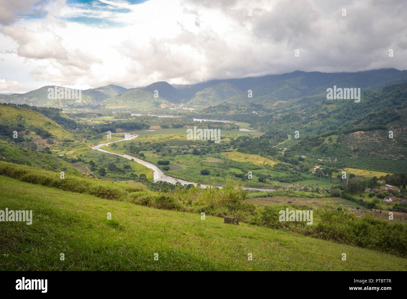 Landscapes around Orosi Valley near the city of Cartago, Costa Rica ...
