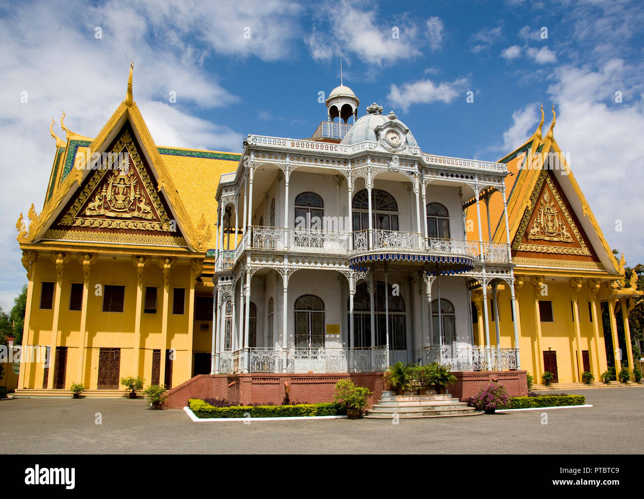 The iron house at royal palace complex was a gift of Napoleon III ...