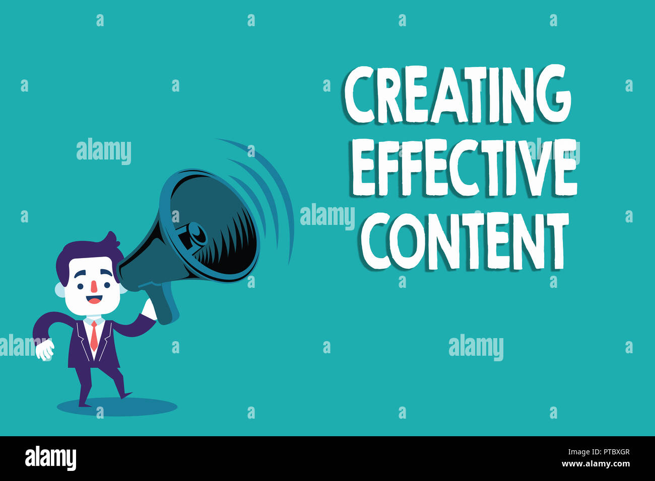 Conceptual hand writing showing Creating Effective Content. Business ...