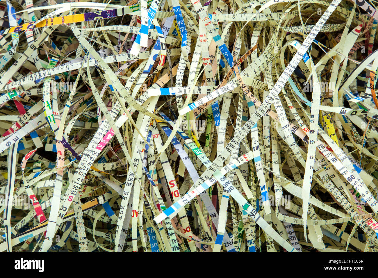 printed documents crushed by safety Stock Photo - Alamy