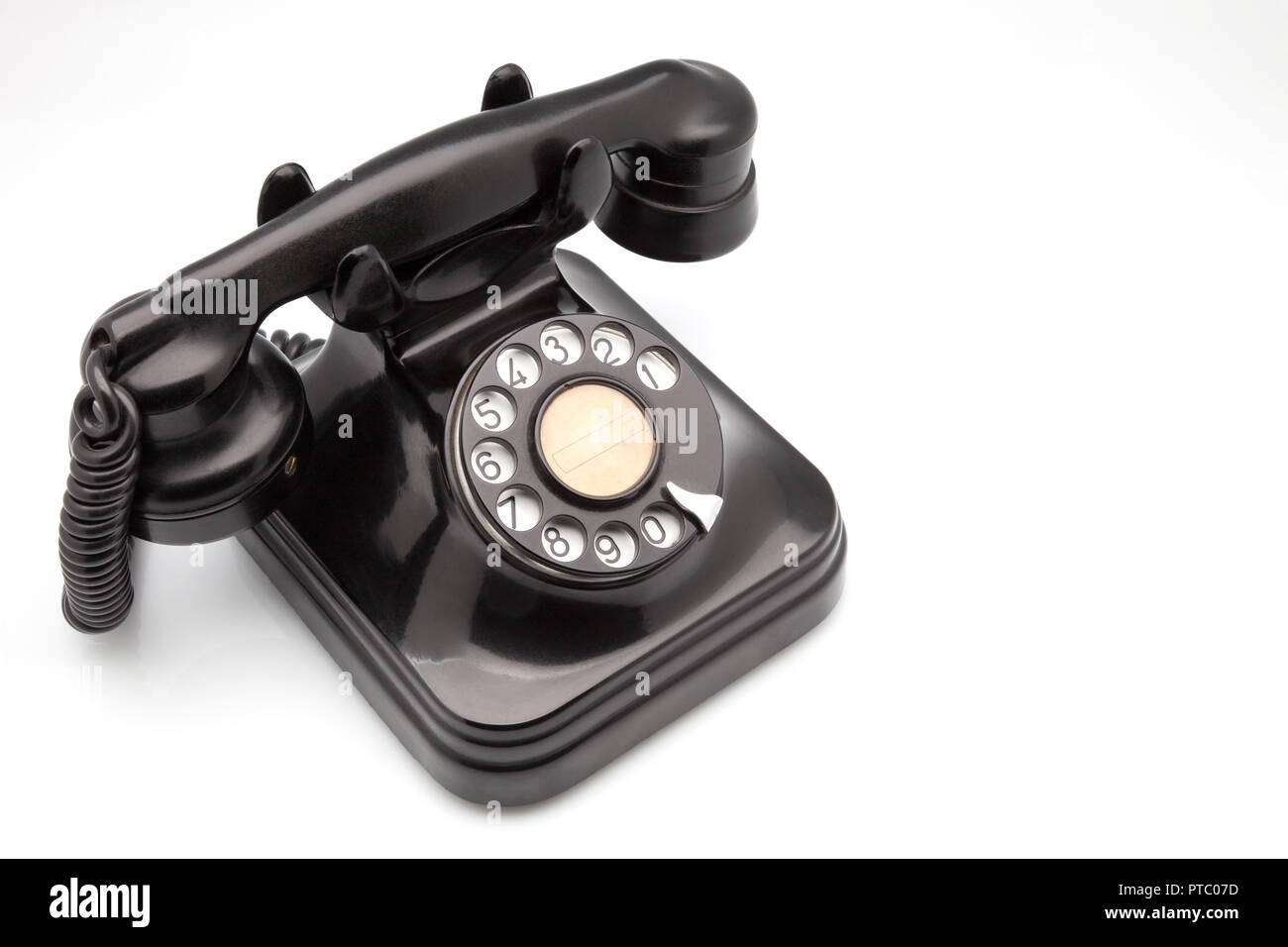 Retro phone receiver back hi-res stock photography and images - Alamy
