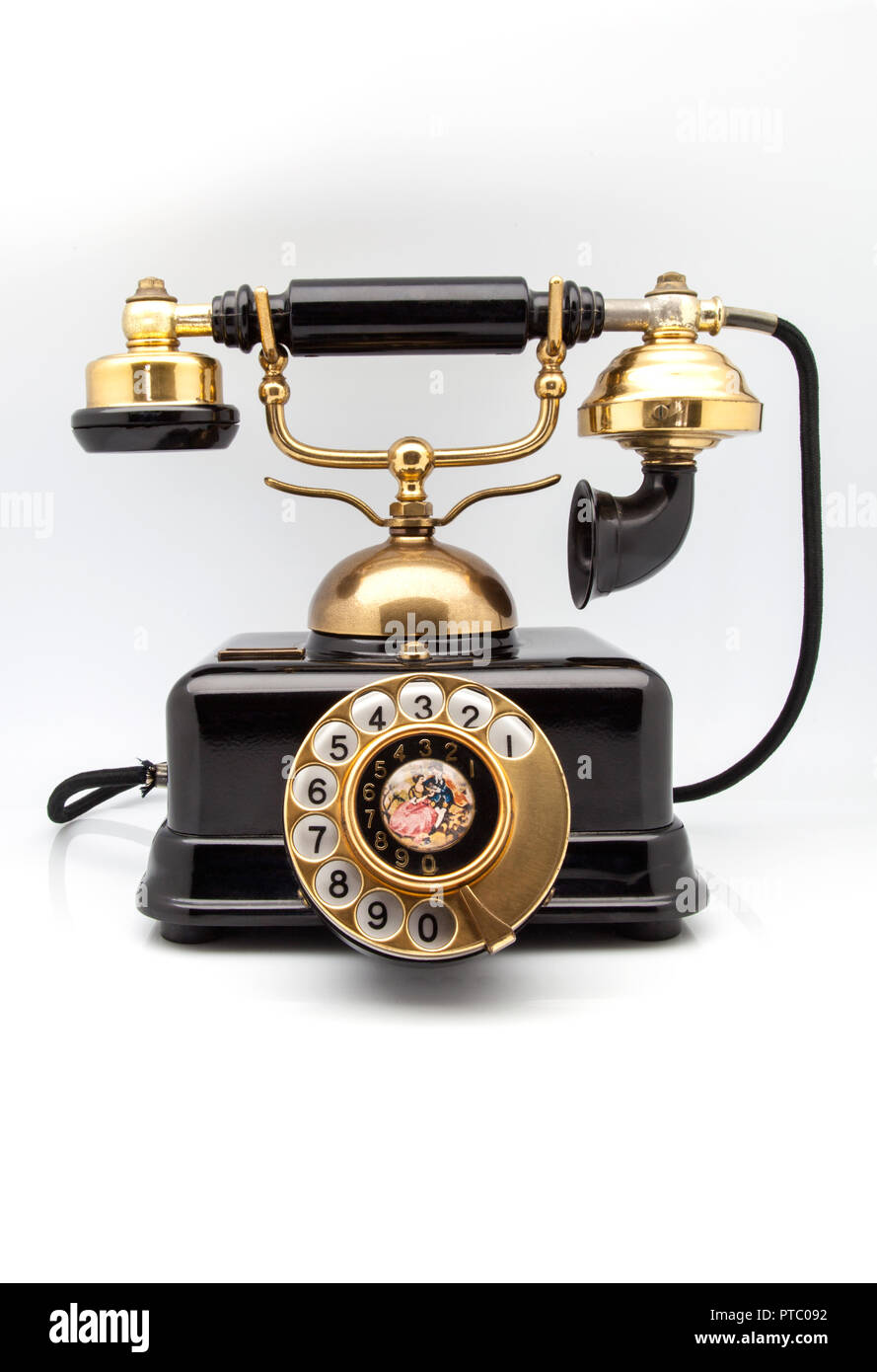 1950s phone cord hi-res stock photography and images - Alamy