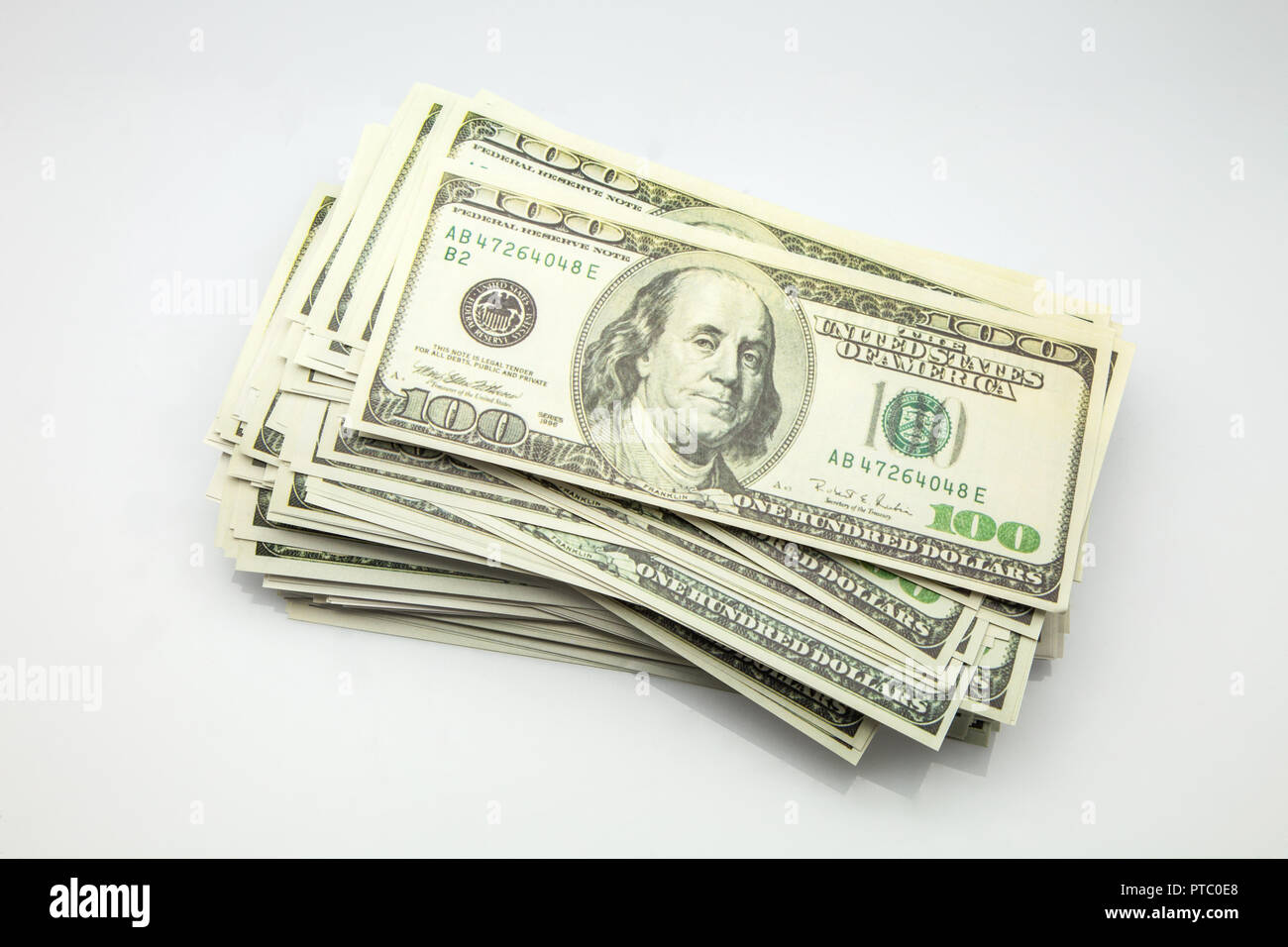heap tickets of American dollars Stock Photo - Alamy