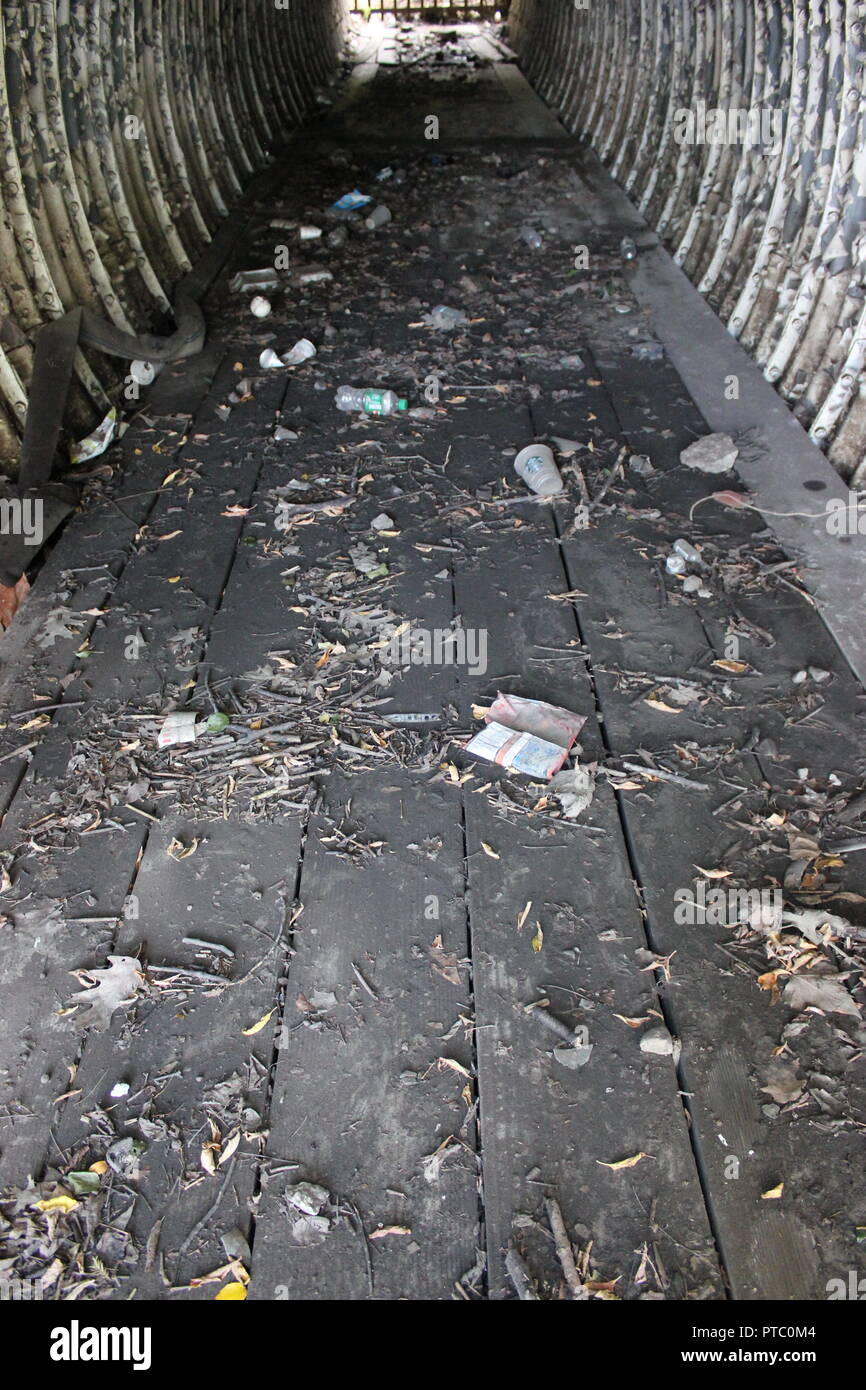 Chicago's inner city crumbling infrastructure tunnel that runs under ...