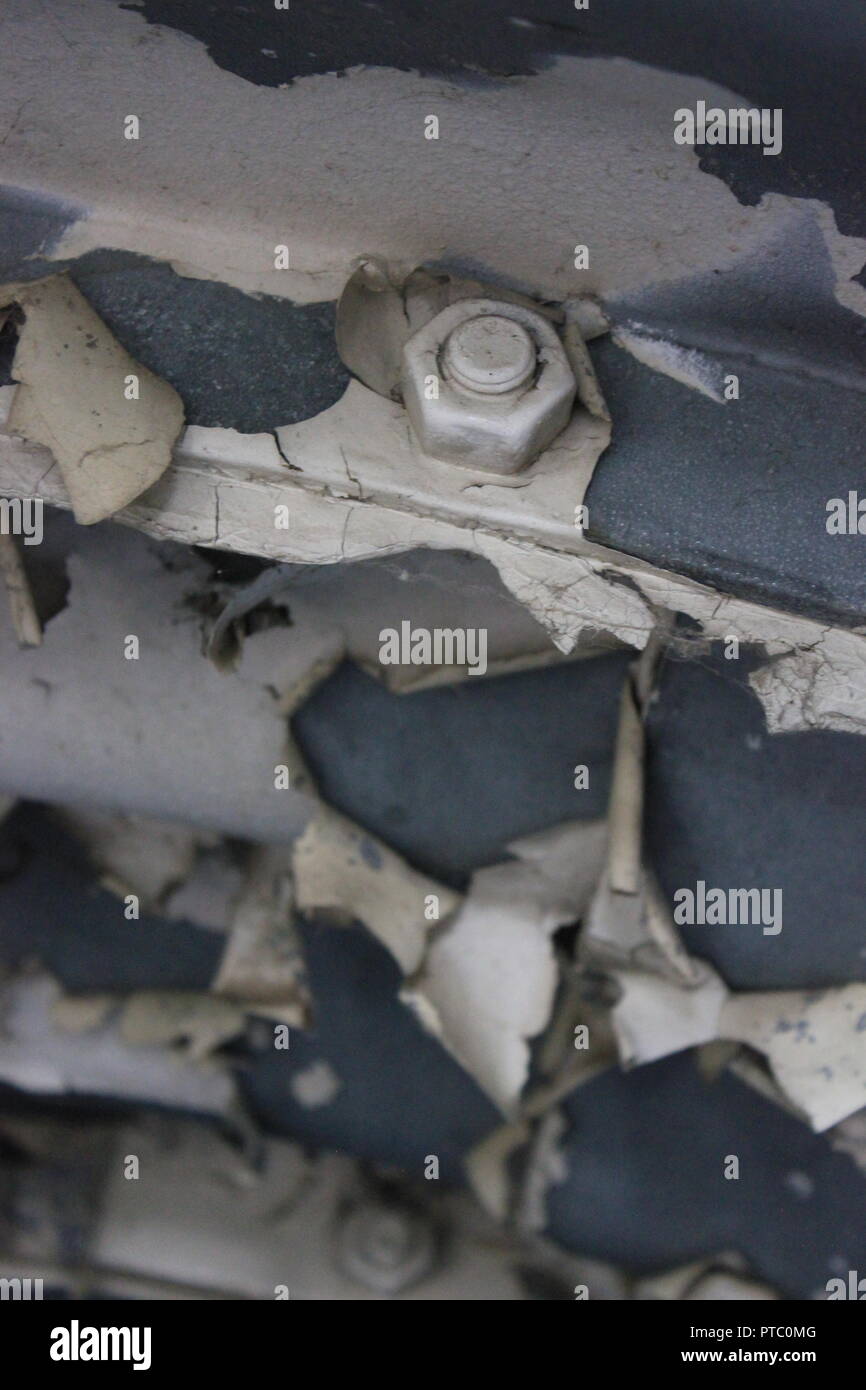 Typical common inner city crumbling infrastructure tunnel that runs ...