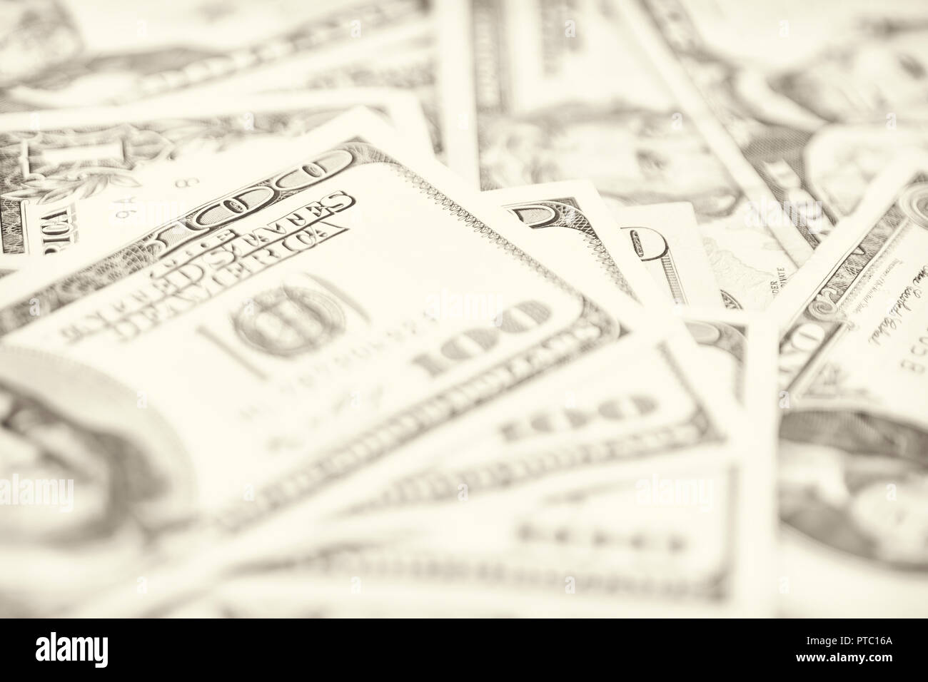 blurred dollar money background like concept of success prosperity and ...