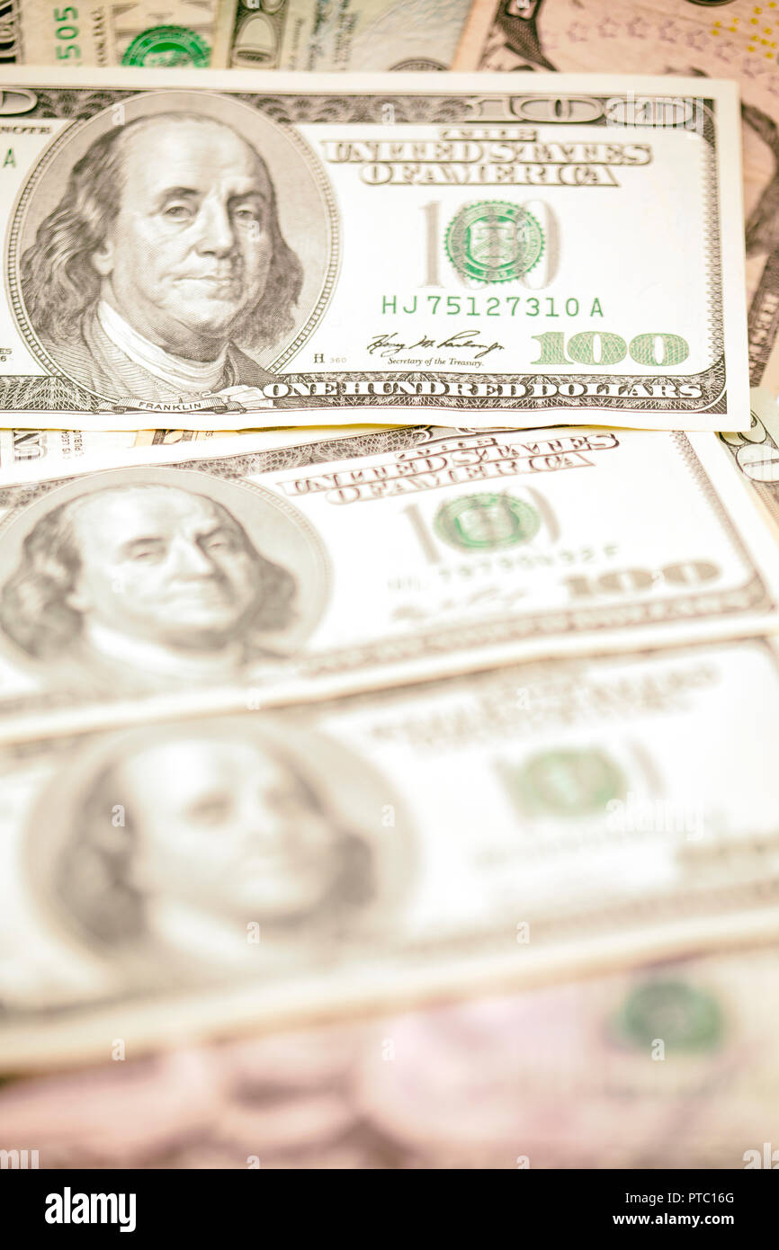 blurred dollar money background like concept of success prosperity and ...