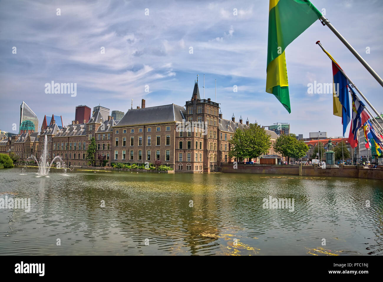 Beautiful city view of The Hague city in Netherlands Stock Photo - Alamy