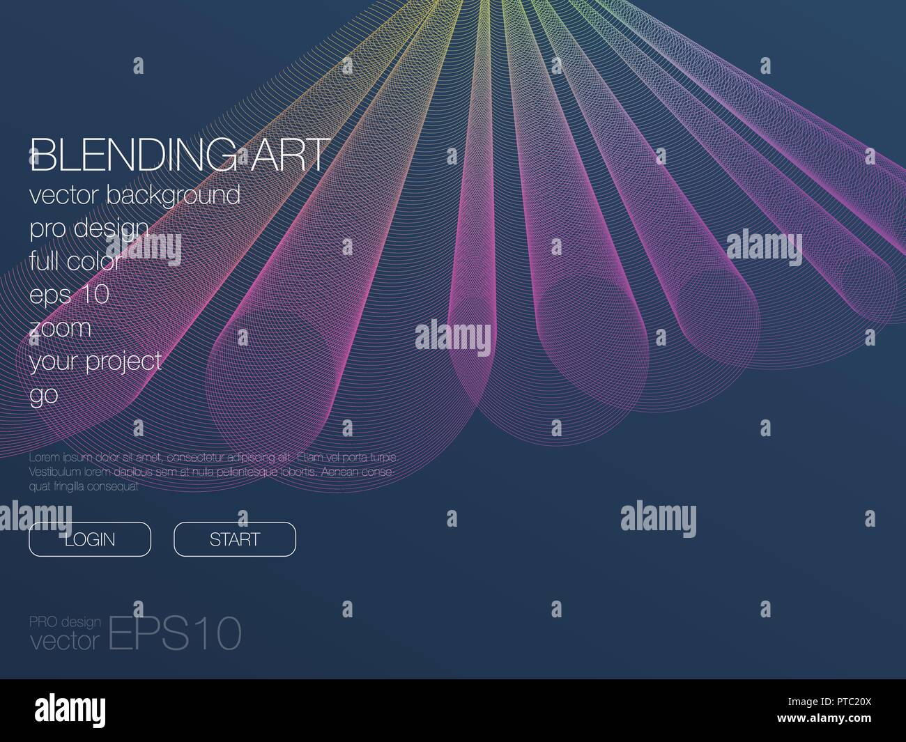 Colorful vector modern fresh gradient background hi-res stock ...