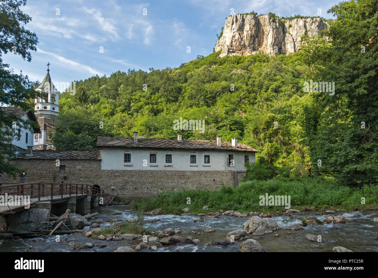 Buildings of the nineteenth century in Dryanovo Monastery St. Archangel ...