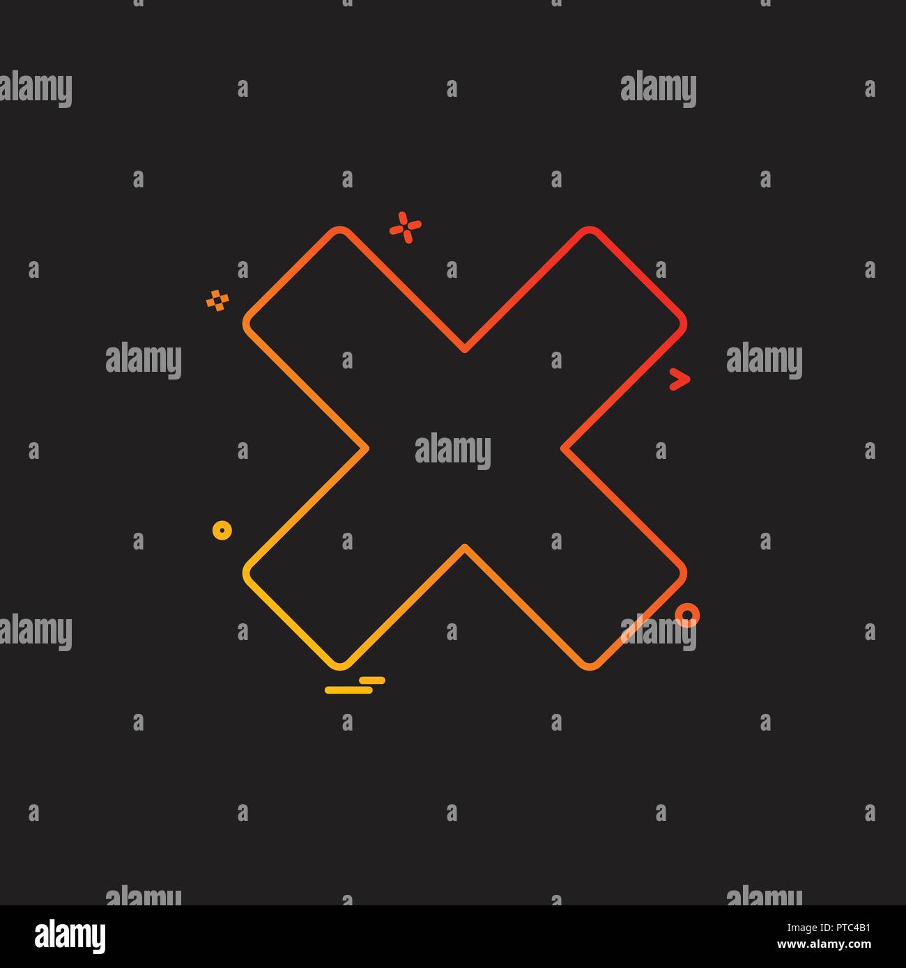 Close icon design vector Stock Vector Image & Art - Alamy