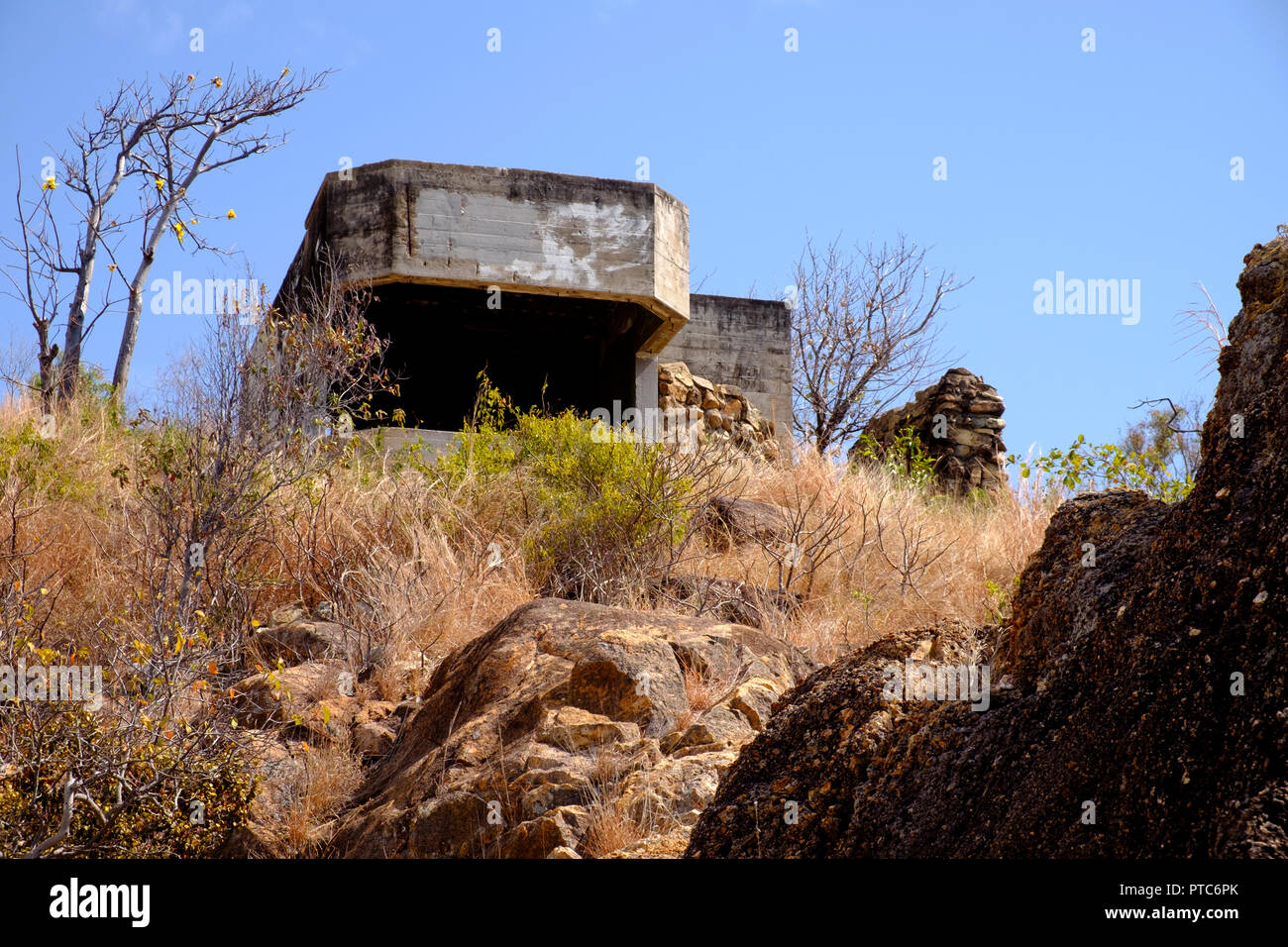 World War 2 Fortification (Cape Pallarenda Conservation Park Stock ...