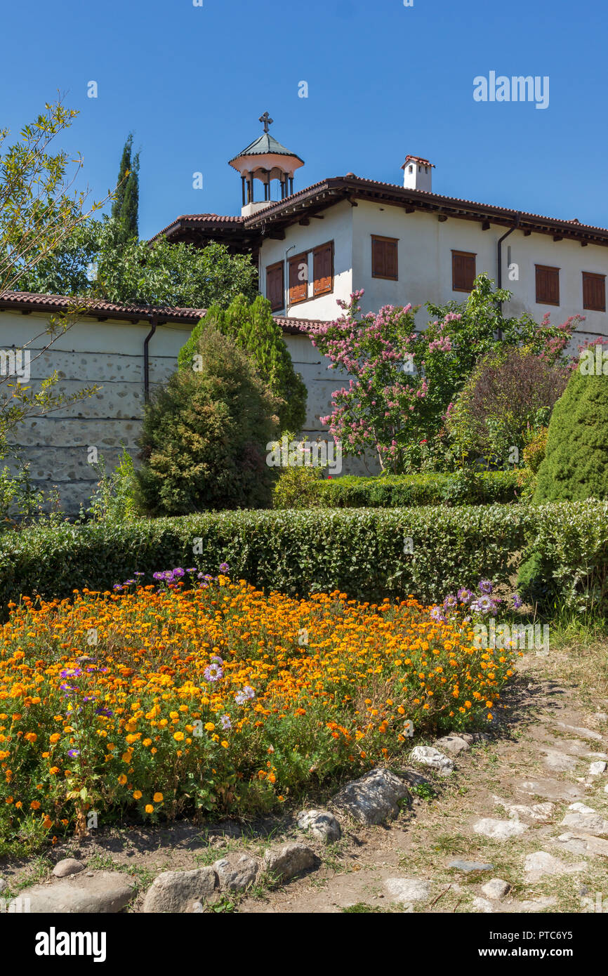 Buildings in medieval Rozhen Monastery of the Nativity of the Mother of ...