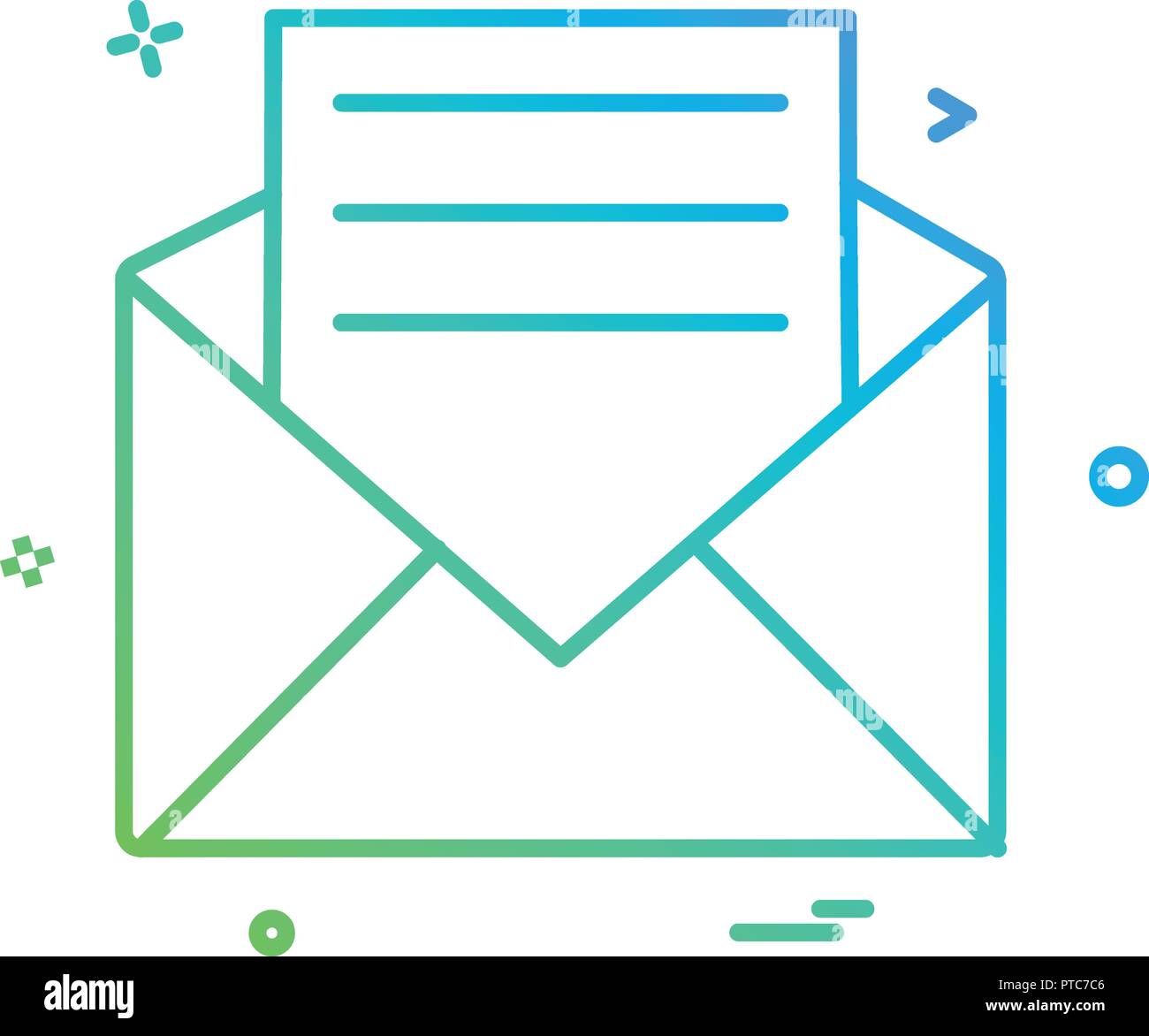 Email icon design vector Stock Vector Image & Art - Alamy